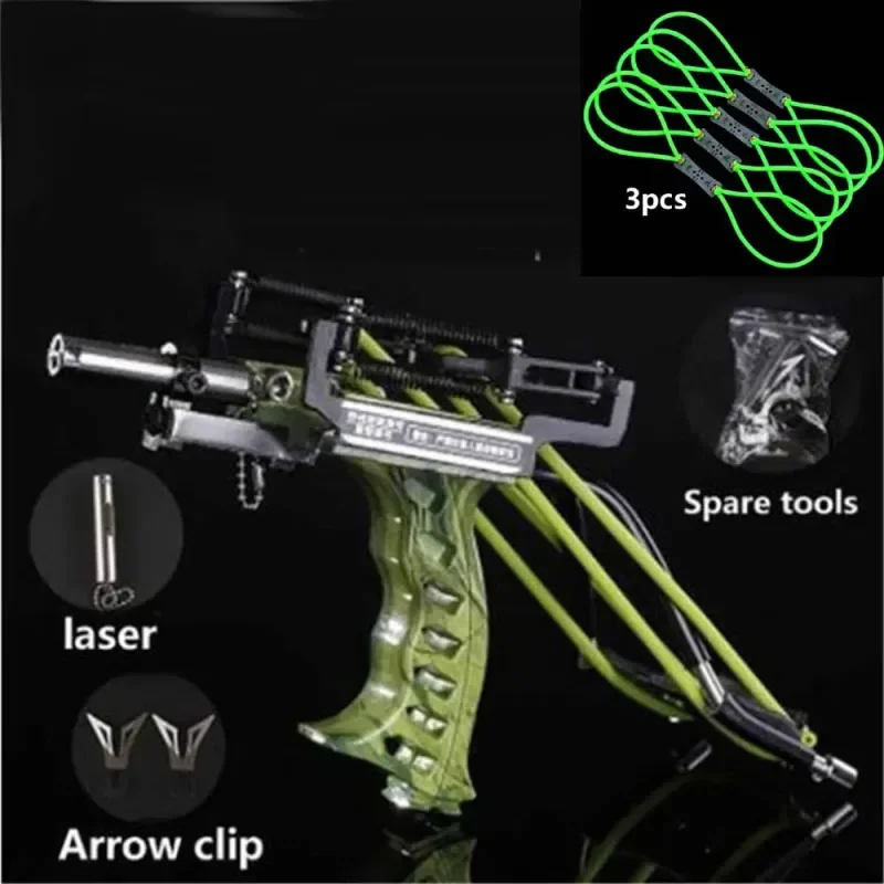 New-Elastic-Hunting-Fishing-Slingshot-Shooting-Catapult-Bow-Arrow-Rest ...