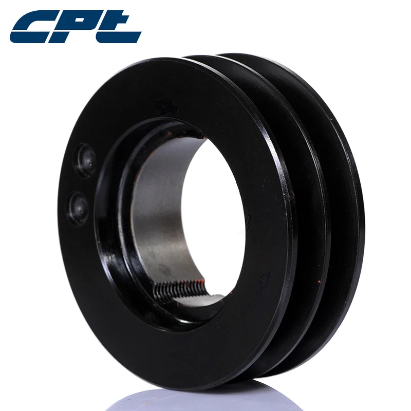 CPT-SPZ-V-Belt-pulley-double-Groove-129mm-outside-diameter-125mm-pitch ...