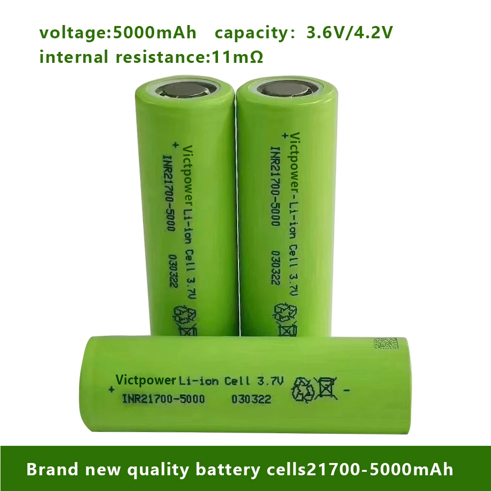 100-Original-3-7V-High-Capacity-21700-5000mah-Battery-INR21700-50E ...
