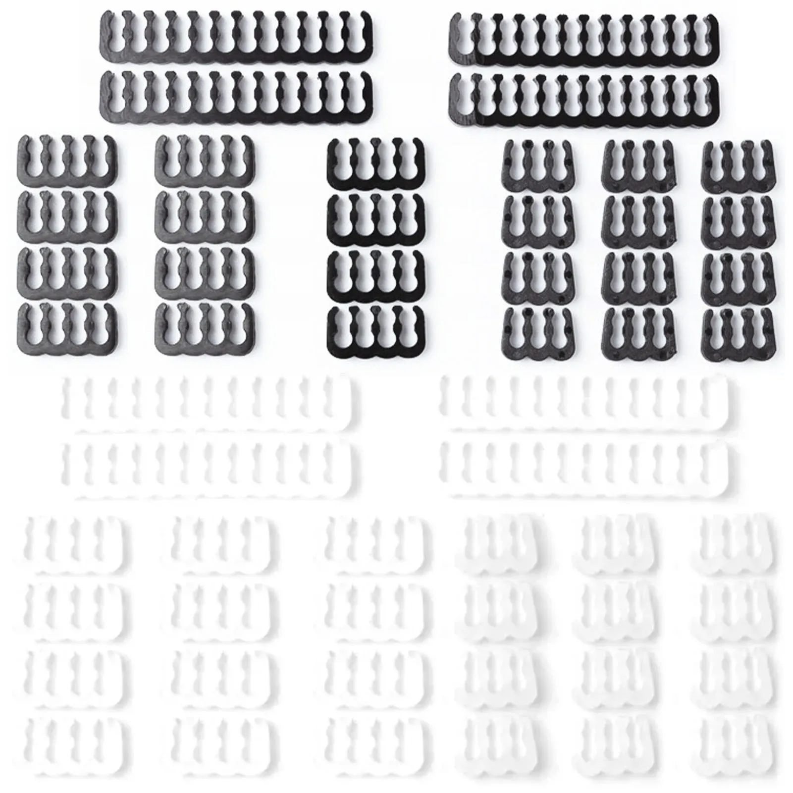 UpHere Cable Comb 24 Pieces Set = 24-pin X 4, 8-pin X 12, 6-pin X 8 For ...