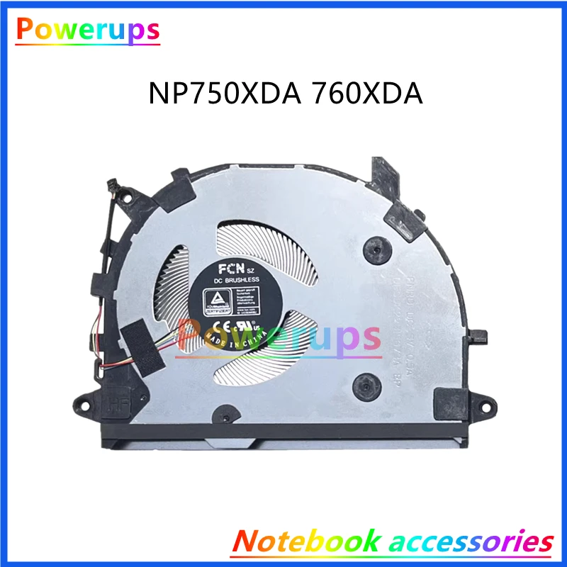 New-Original-Laptop-CPU-GPU-Cooler-Fan-For-Samsung-NP750XDA-NP750XDZ-NP760XDA-DFS5K22B15673A ...
