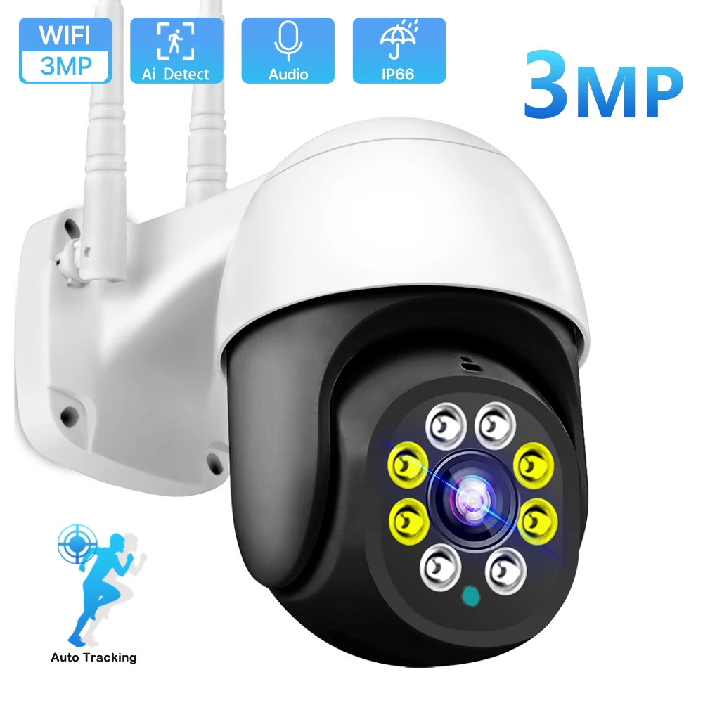 3mp Hd Ip Camera Wireless Ptz Security Wifi Camera Yoosee App Outdoor ...