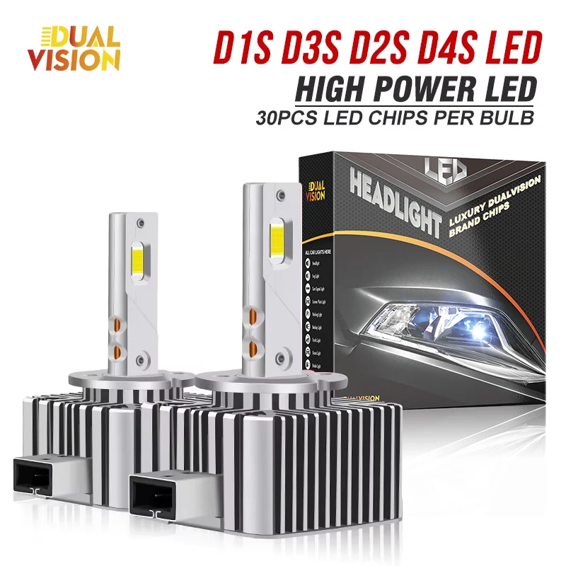 DUALVISION-D1S-LED-D2S-D3S-D4S-D8S-HID-D1R-D2R-D3R-D4R-Headlight-Bulb ...