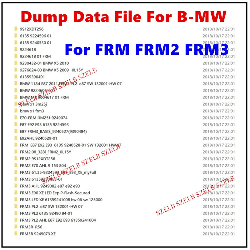 B-MW FRM FRM2 FRM3 モジュールのデータ ファイルをダンプします。 - AliExpress 34