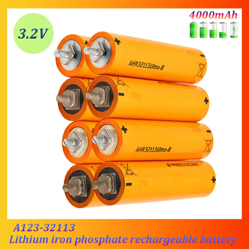 New-32113-A123-3-2V-Lithium-Iron-Phosphate-Rechargeable-Battery-for ...