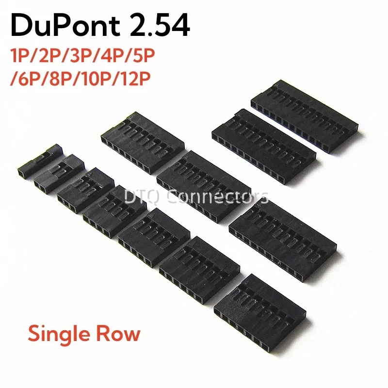 50pcs-2-54mm-Dupont-connector-Male-Female-Pin-Way-Cable-Plug-2-3-4-5 ...