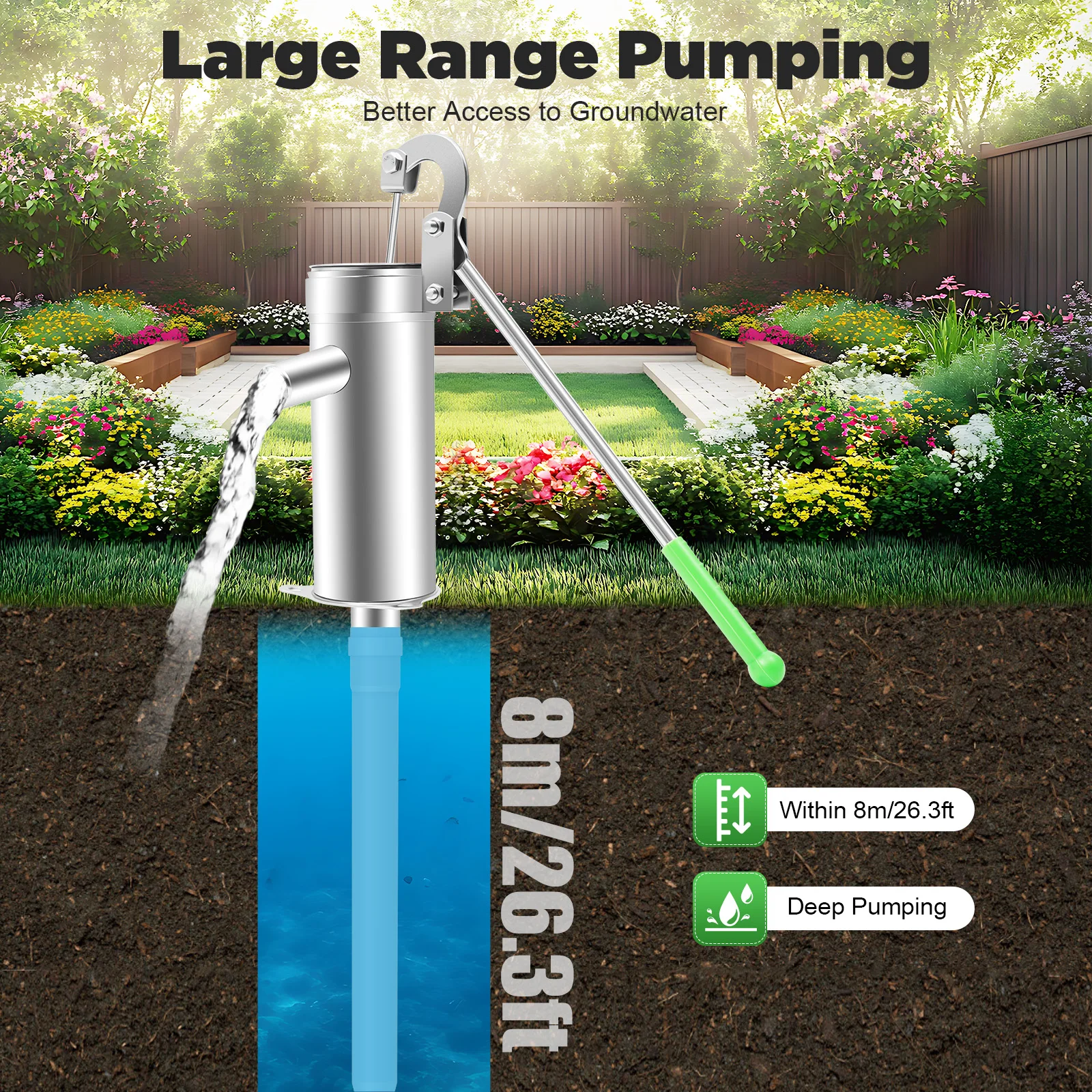 Why the 202 Stainless Steel Groundwater Hand Pump Is the Most Reliable ...