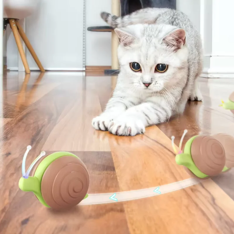 Lmzoe-Automatic-Snail-for-Cats-Wicked-Snail-Smart-Interactive ...