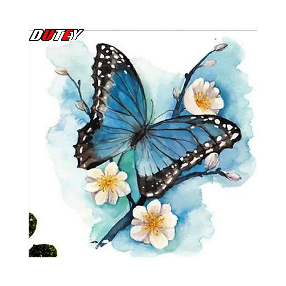 Butterfly And Flower Drawing