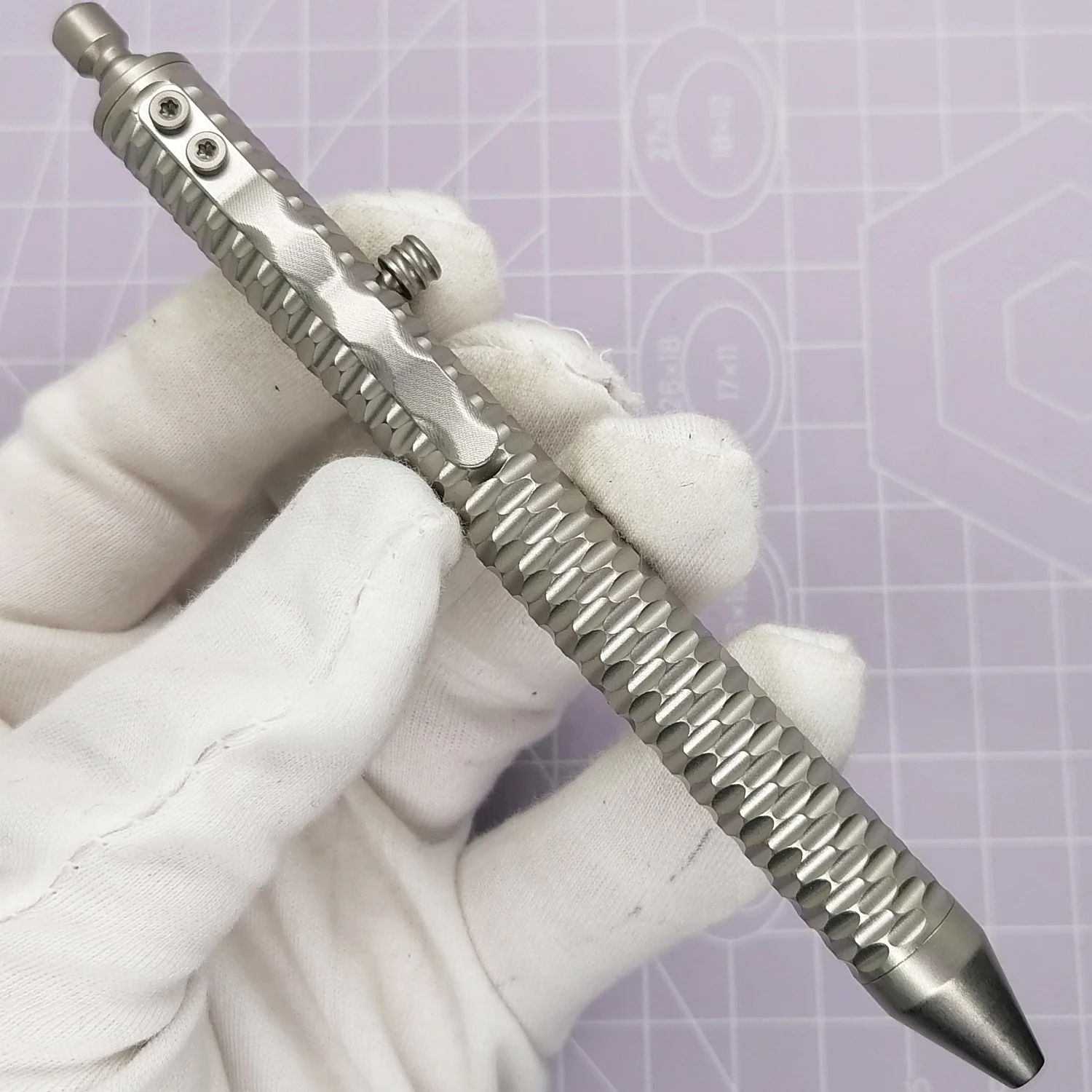 1 Piece Titanium Mechanism EDC Gel Ink Ball Point Bolt Pens ...