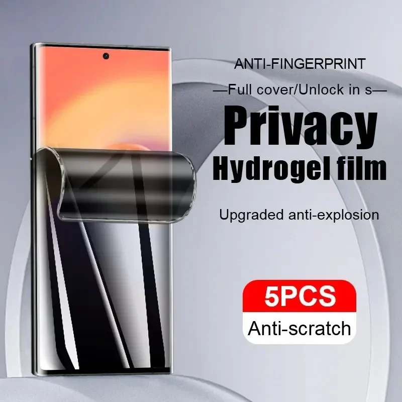 5Pcs-Privacy-Hydrogel-Film-for-Samsung-S24-FE-S23-S22-S21-Ultra-S20-S10 ...