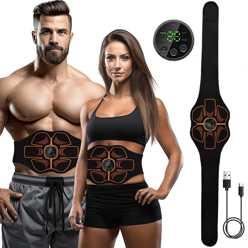 ABS-Trainer-Belt-EMS-Muscle-Stimulator-Electronic-Abdominal-Toning-Belt ...