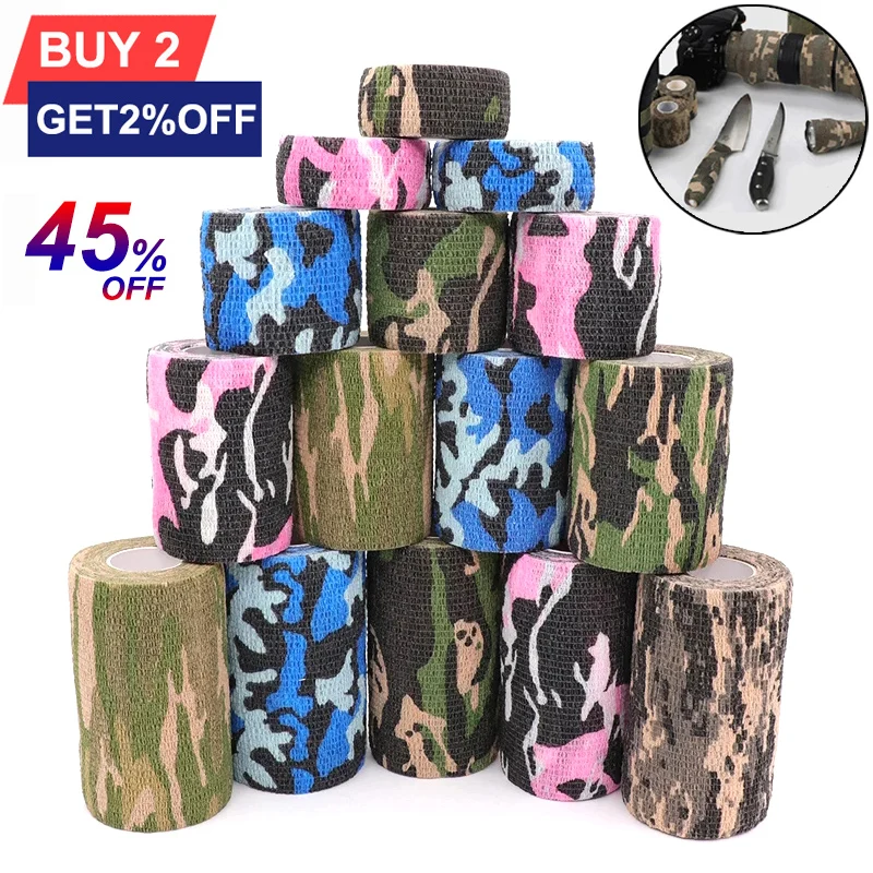 4-8m-Camouflage-Hunting-Elastic-Bandage-Ankle-Knee-Finger-Arm-Support ...