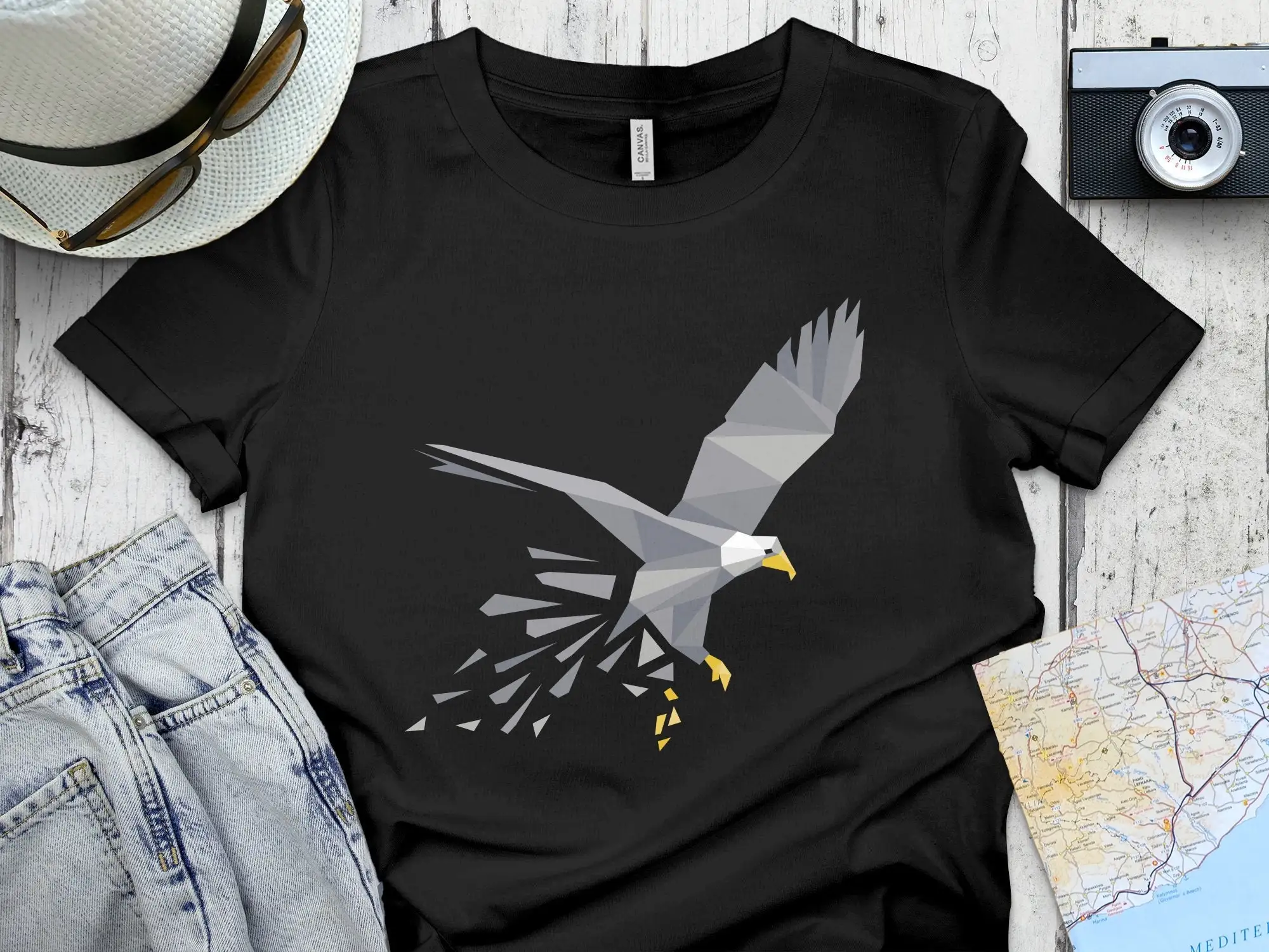Eagle-Feather-T-Shirt-Bird-Of-Prey-Buzzard-Falconry-Sea-Falconer ...