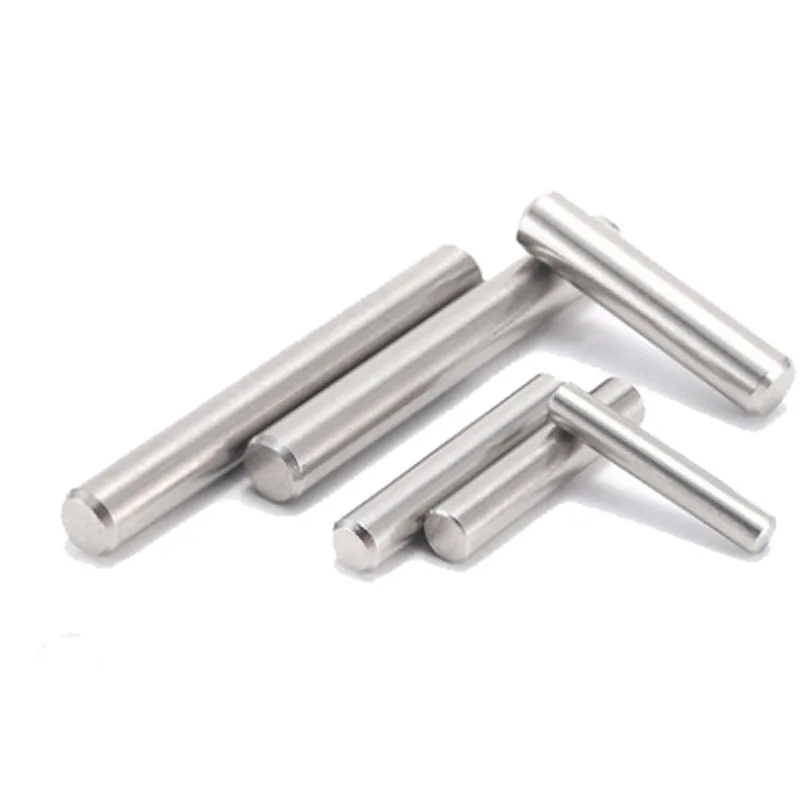 5pcs M4 Double chamfered solid dowel pin cylindrical positioning pins ...