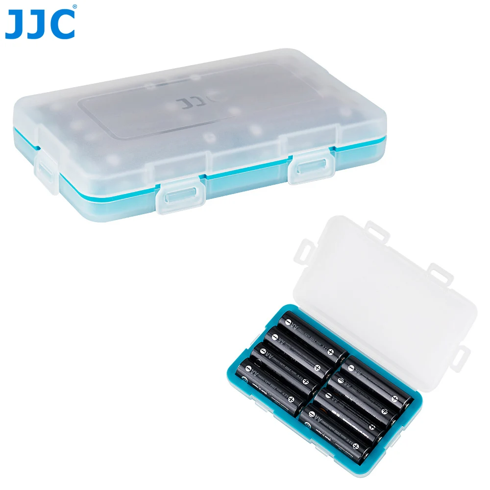 JJC-8-Slots-AA-14500-Battery-Case-Water-Resistant-AA-Storage-Box ...