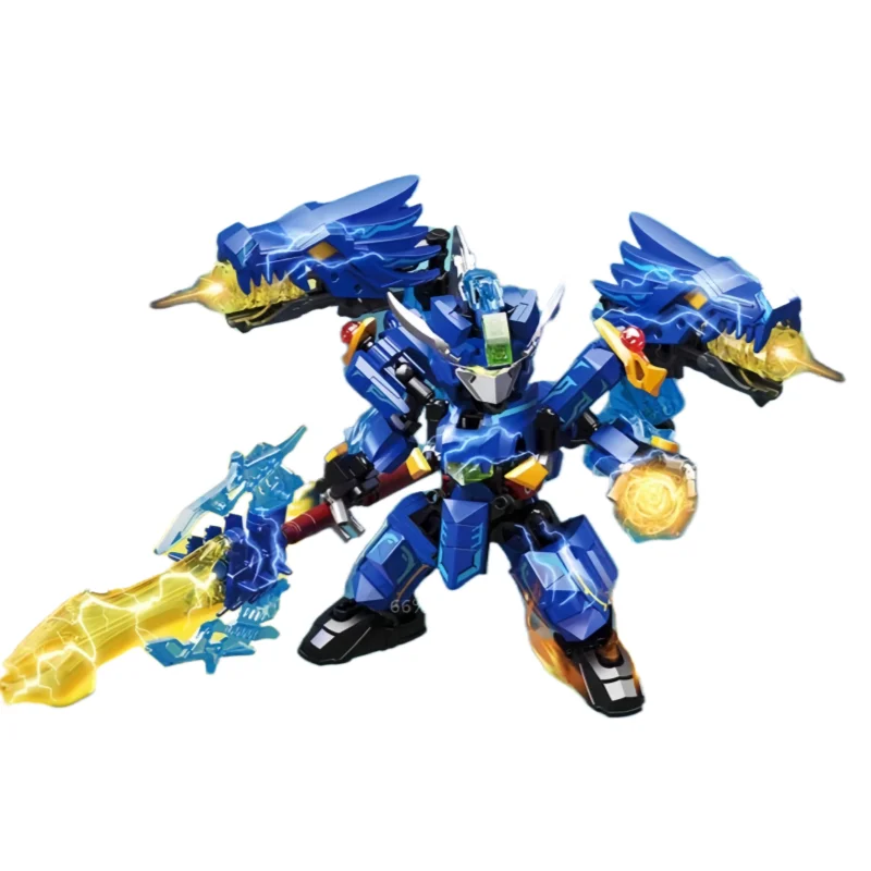 In-Stock-Mecha-White-Tiger-Green-Dragon-Four-Mythical-Beasts-Assembled ...