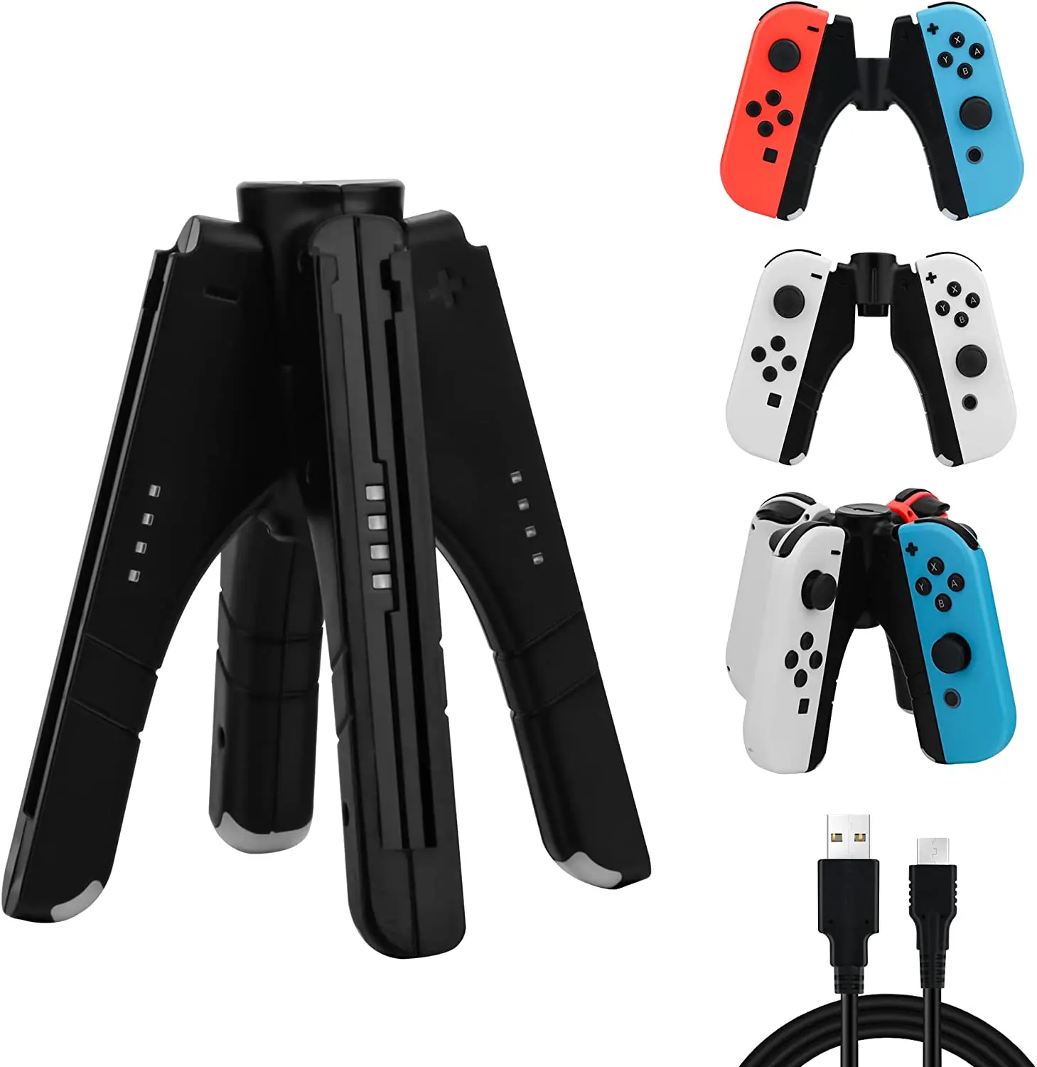 3-In-1-Joycon-Charger-Grip-for-Nintendo-Switch-Oled-Controller-Charger ...