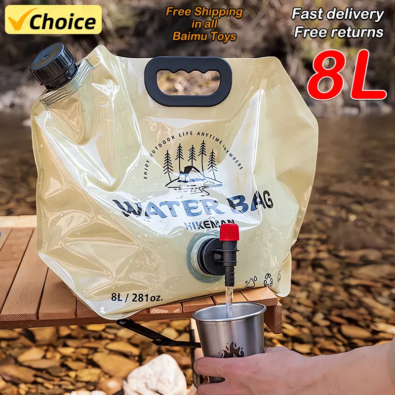 8L-Camping-Water-Bag-Outdoor-Folding-with-Faucet-Hiking-Travel-Portable-Water-Bag-Water-Bucket ...