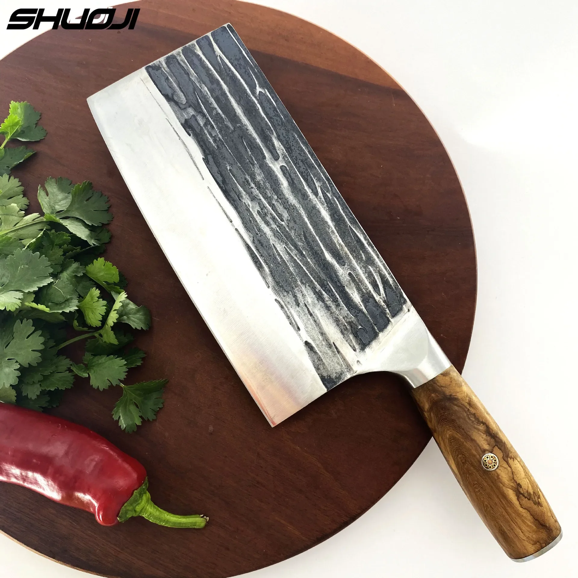 9Cr18-Forged-Kitchen-Knife-Chopping-Knife-Three-in-one-Steel-Kitchen ...