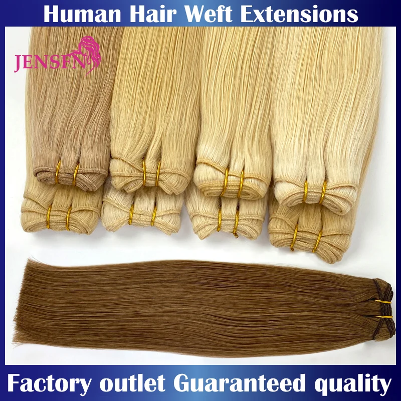 JENSFN High Quality Human Hair Weaves Straight Remy 100% Human Hair ...