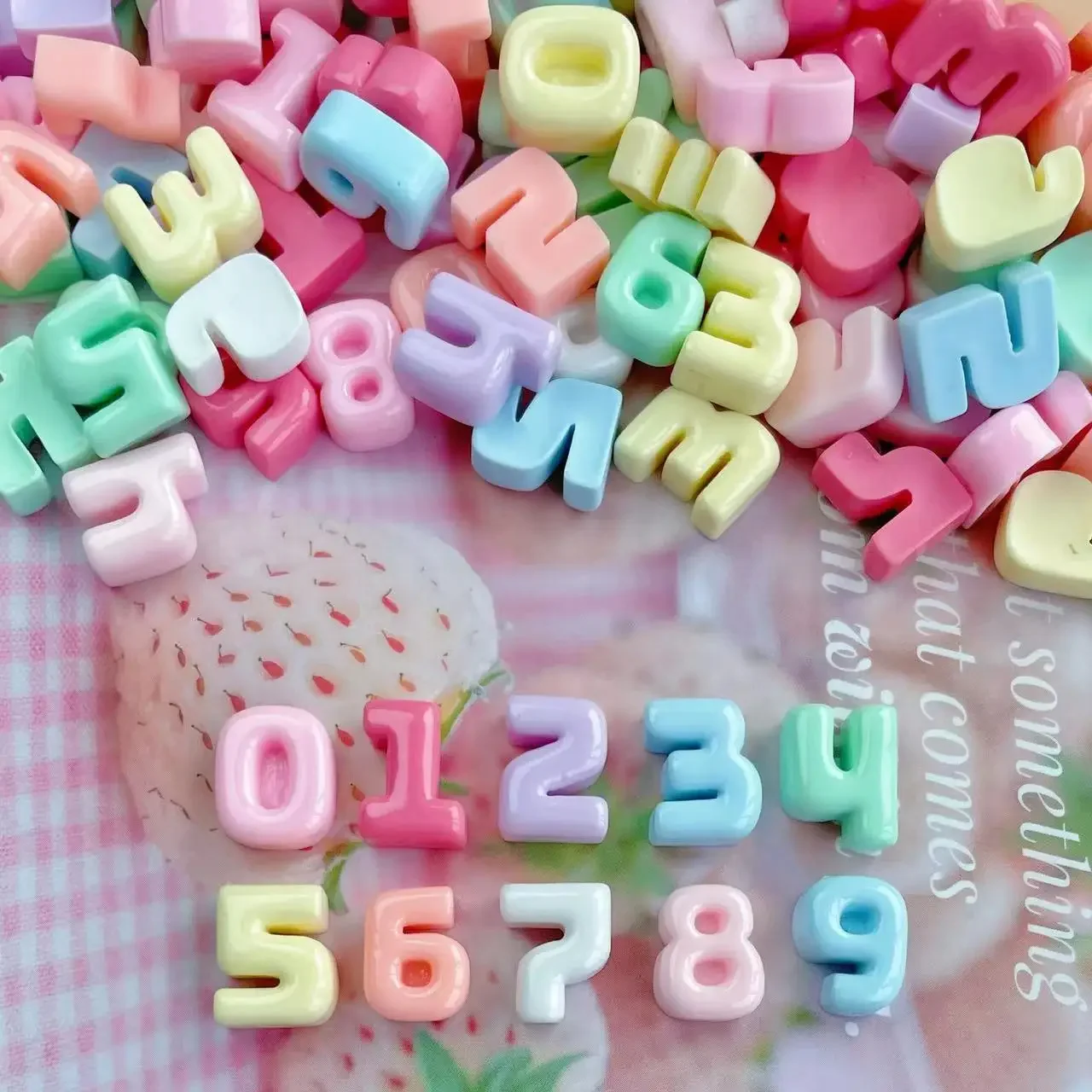 30pcs-New-Resin-Cute-Bright-Candy-Color-Number-Flat-Back-Figurines-DIY ...