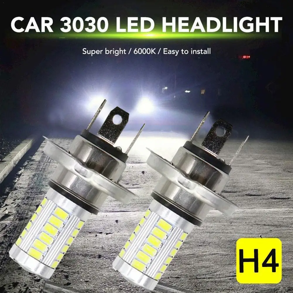 H4-Car-Led-Fog-Light-Brake-Reversing-Light-Super-Bright-Headlight-Low ...
