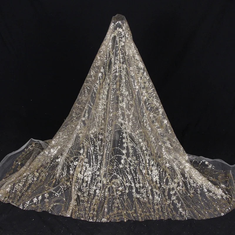 Gold-Sequined-Mesh-Wrought-Iron-Wings-Flash-Wedding-Design-Background ...