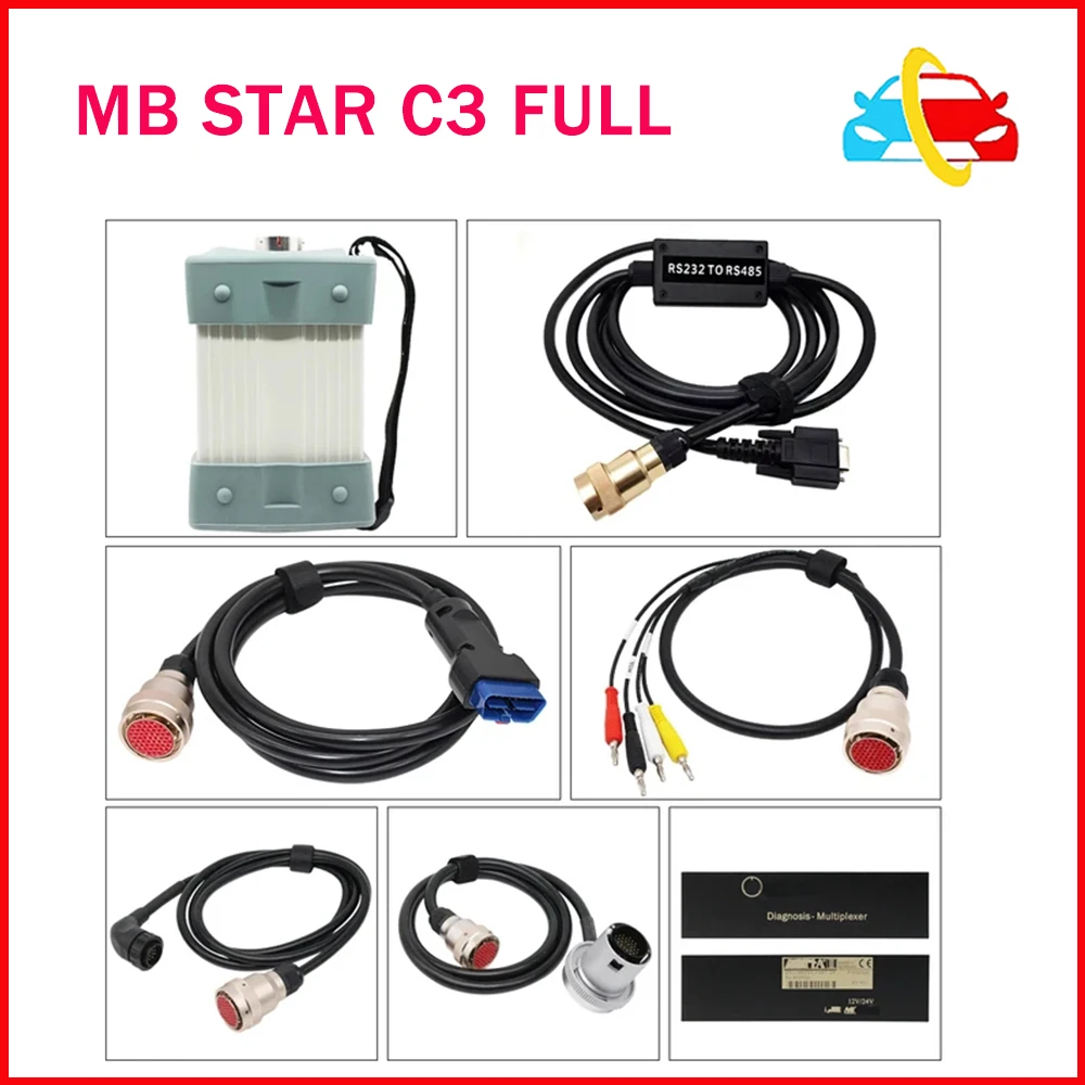 Professional-MB-Star-C3-Full-Chip-Support-12V-24V-Diagnosis-Tool-SD ...