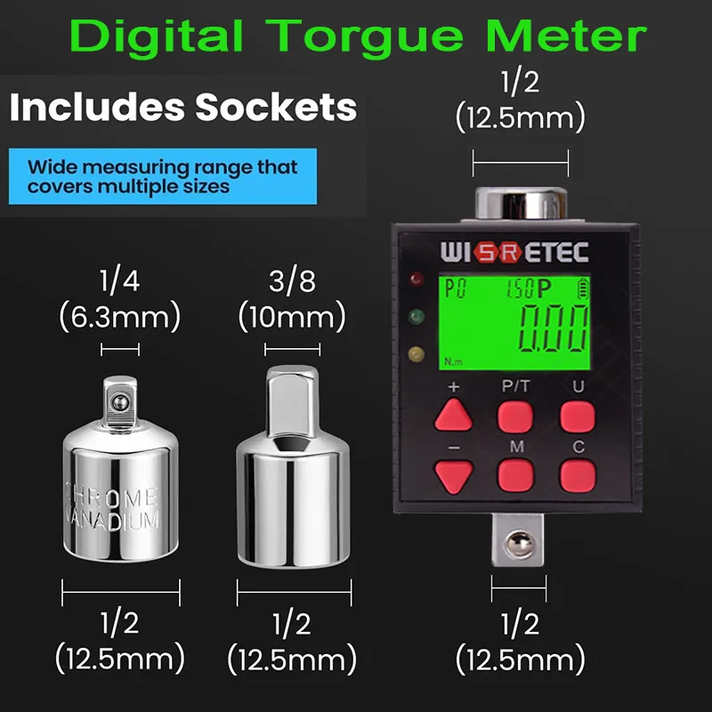 High-Precision-Digital-Torque-Meter-0-1-340-N-m-Adjustable-Torque-Meter ...