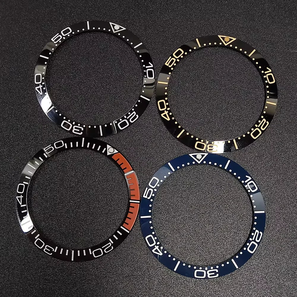 Watch Bezel 39.3*31.7 or40.7*32.7mm Substitute Bezel Sloping Ceramic ...