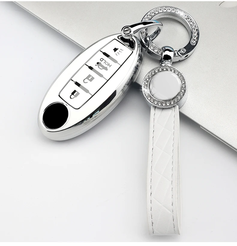 Car-Key-Case-Cover-Chain-For-Nissan-X-Trail-T32-T31-Kicks-Murano ...