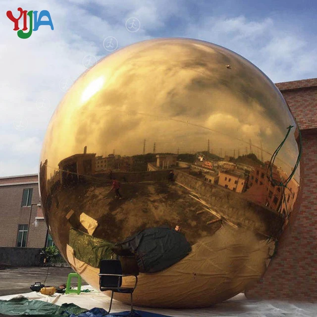 Giant Event Decoration PVC Floating Sphere Mirror Balloon Disco Shinny ...