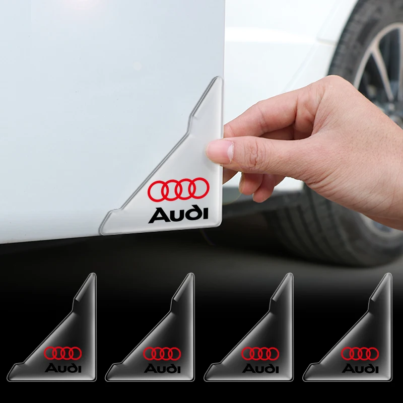 2Pcs-Car-Door-Corner-Cover-Anti-collision-Protection-Sticker-For-Audi-S ...