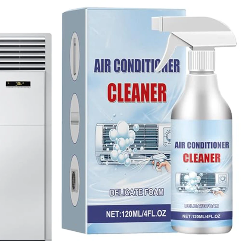 120ml Rinse-Foam Spray Ac No Cleaning Air Conditioner Spray for Dust ...