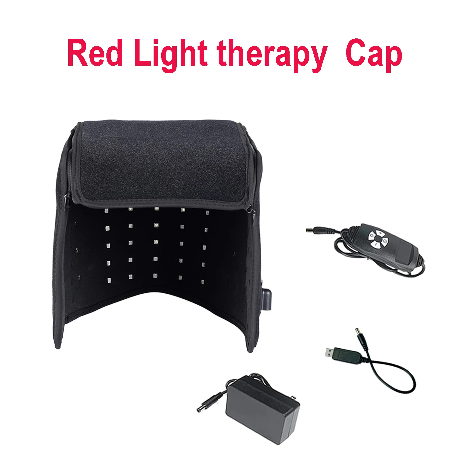 LED Red & Infrared Light Therapy Cap For Thinning Hair Comb,Hair Growth ...