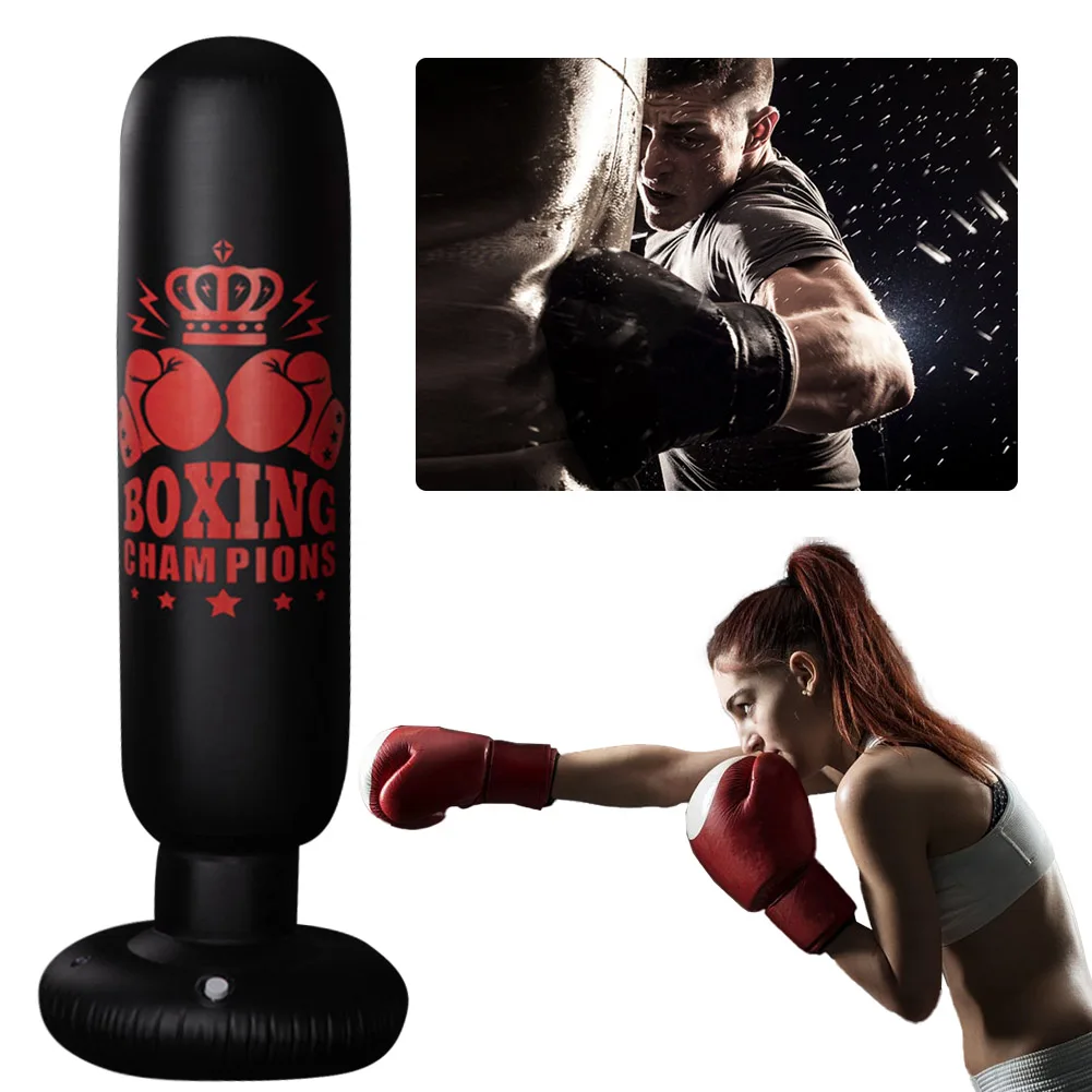 1-6M-Inflatable-Boxing-Column-PVC-Boxing-Practice-Column-Stress-Relief ...