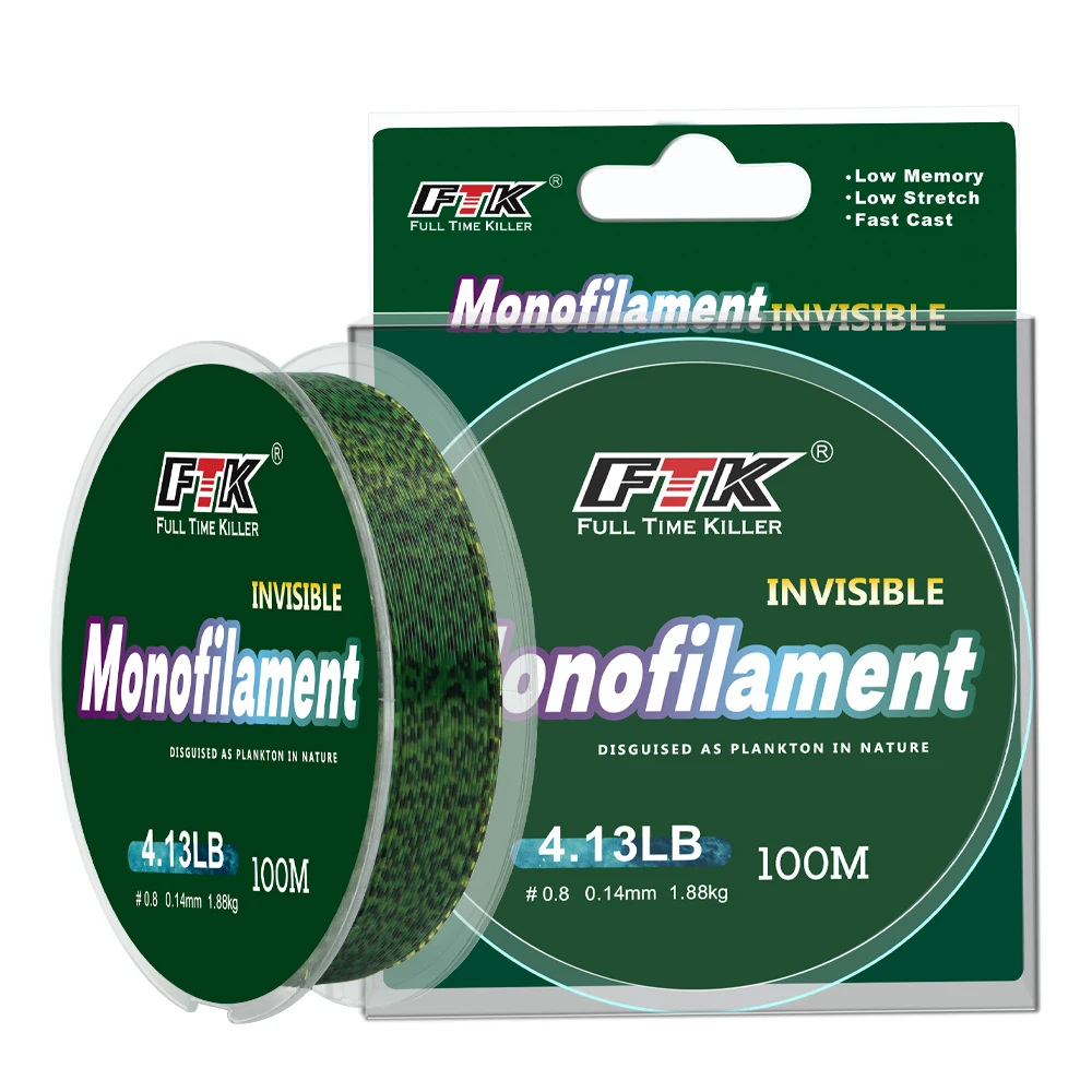 Super-Strong-Spotted-Line-100m-Invisible-Fishing-Line-Speckle ...