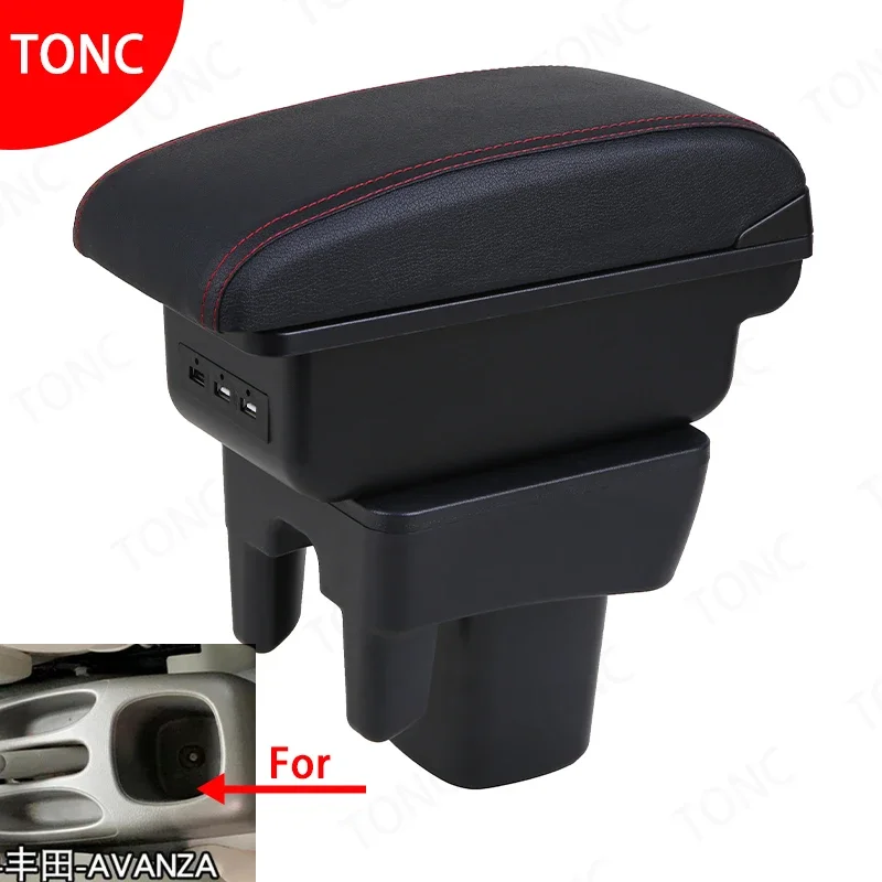 Car armrest For Toyota Avanza Center console storage box with cup ...