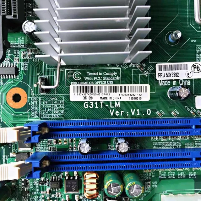 Lenovo T4900V M6900 Desktop Motherboard LGA 775 DDR2 G31T-LM VER:V1.0 Mainboard - laptop ...
