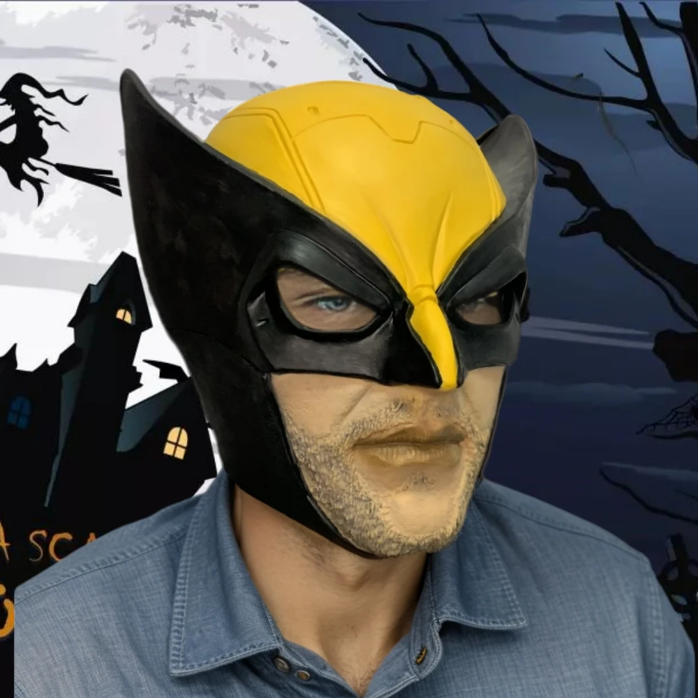 Wolverine-Mask-Latex-Masks-Full-Face-Mask-Movie-Halloween-Cosplay ...