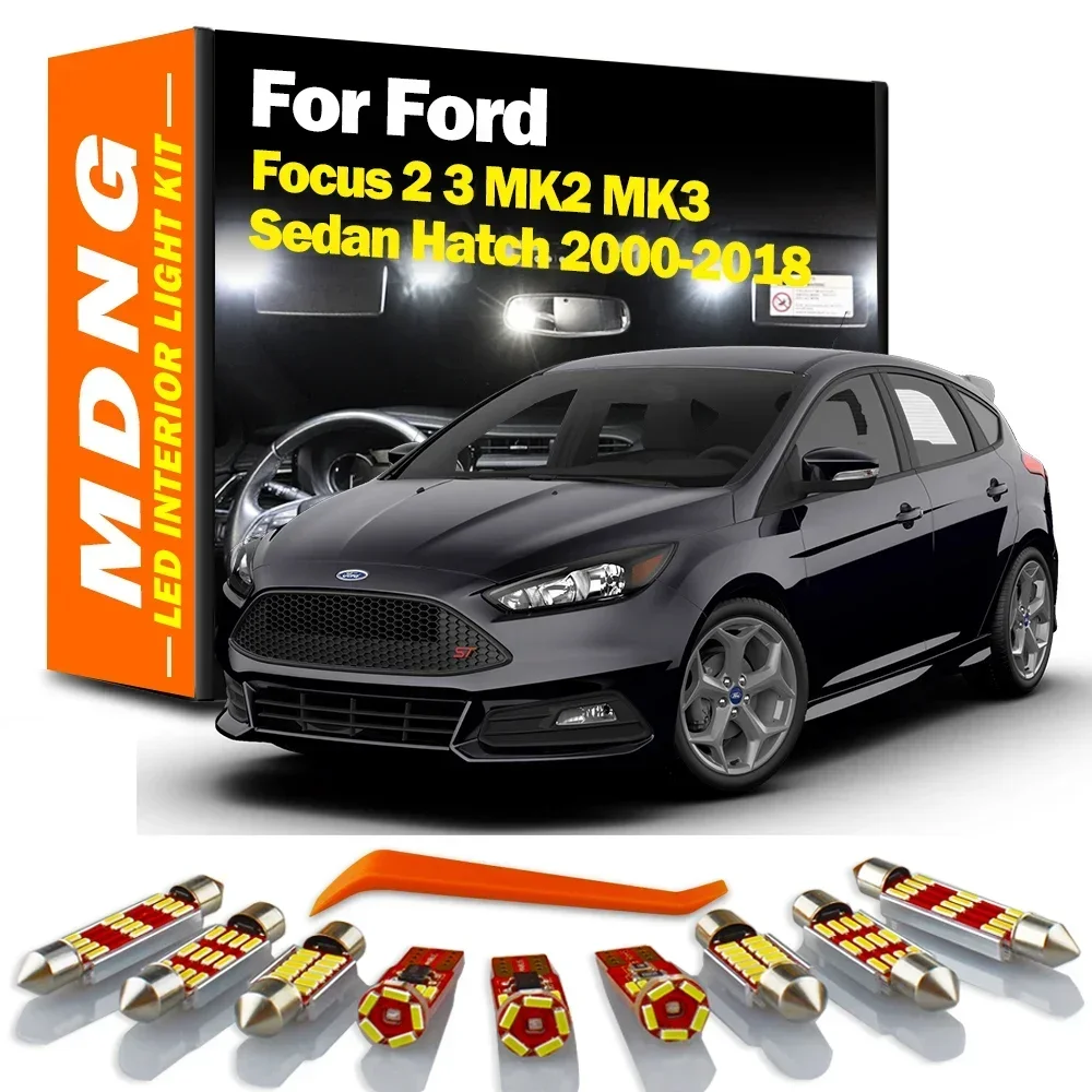 MDNG-Canbus-LED-Interior-Light-Kit-For-Ford-Focus-2-3-MK2-MK3-Sedan ...