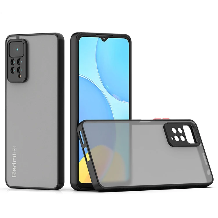 For-Redmi-Note-11-Skin-Feel-Matte-Hard-Case-Xiaomi-Redmi-Note-11-Pro-4g ...