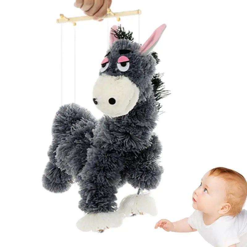 Donkey-Puppet-Stuffed-Plush-Animals-Toys-Story-Telling-Toy-Cartoon ...