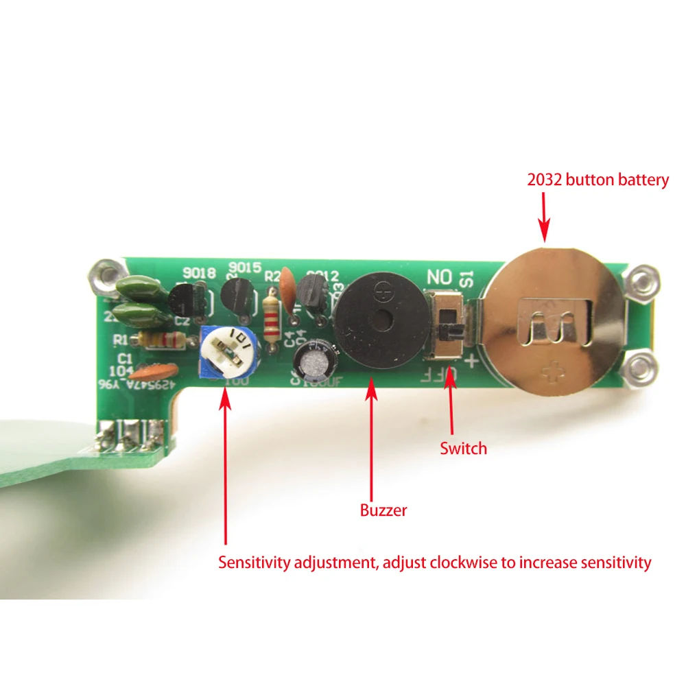 Simple Metal Detector Electronic Kit Making Parts DIY Metal Detector ...