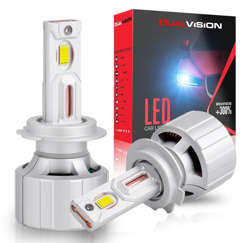 160W 60000LM H7 H4 H11 LED Headlight Bulb H1 H3 9005 9006 9012 Turbo ...