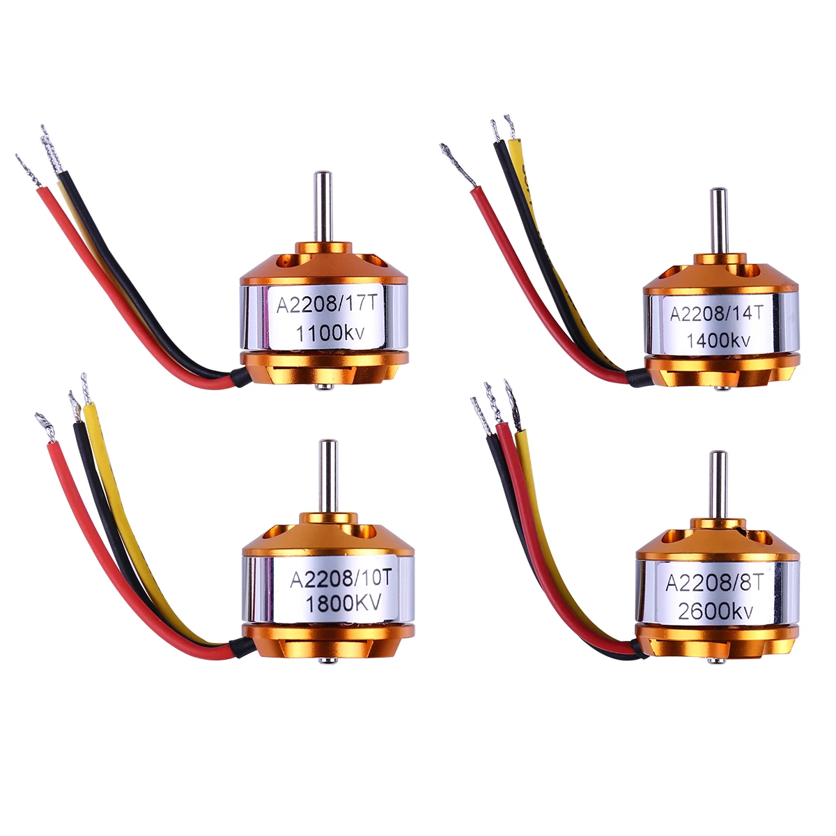brushless motor A2208 2208 motor KV 1100 1400 1800 2600 brush less ...