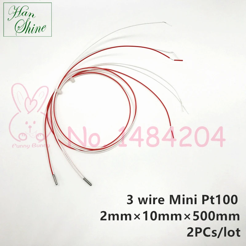 Pt100 Tiny Probe 2mm * 15mm Sub Mini Stainless Steel Probe 2mm * 10mm ...