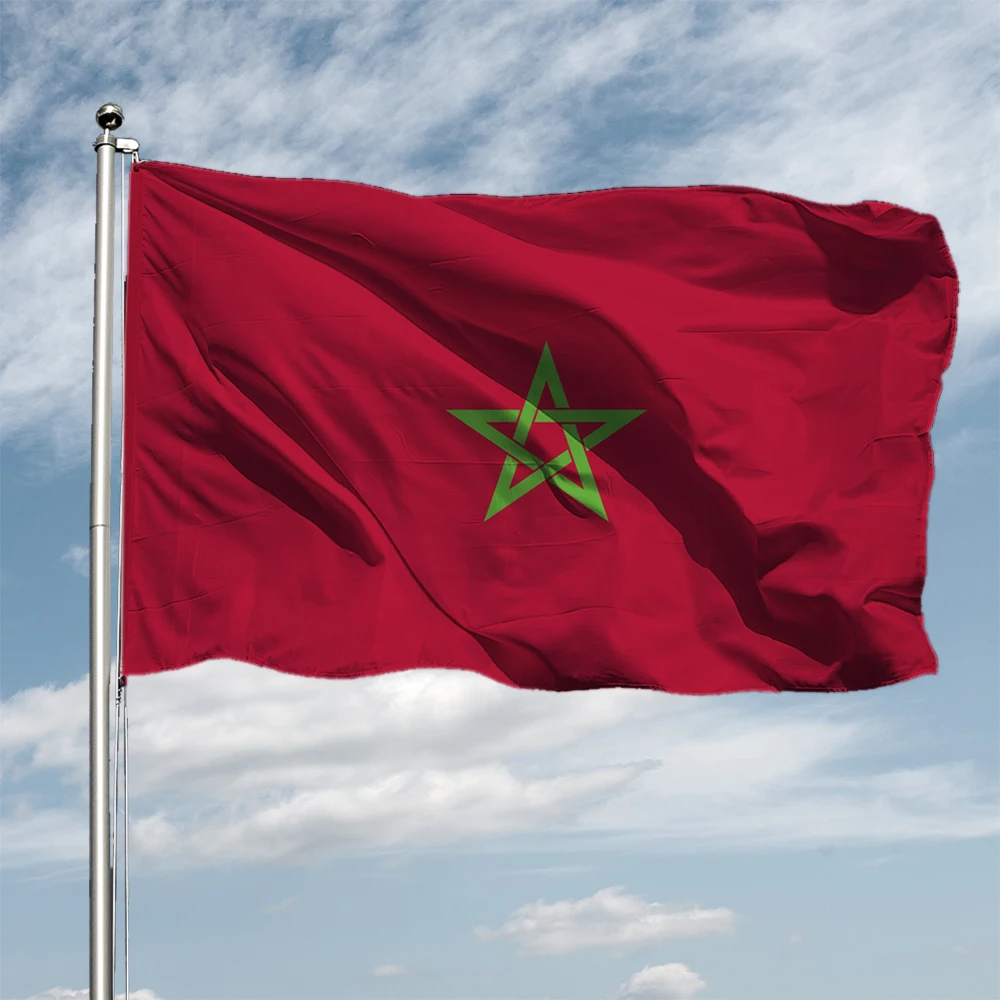 90x150cm-MAR-The-Kingdom-of-Morocco-flag-marokko-moroccan-National ...