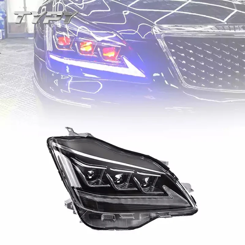Car-Headlights-Headlamp-Modified-LED-Head-Lamp-Head-Light-LED-DRL ...